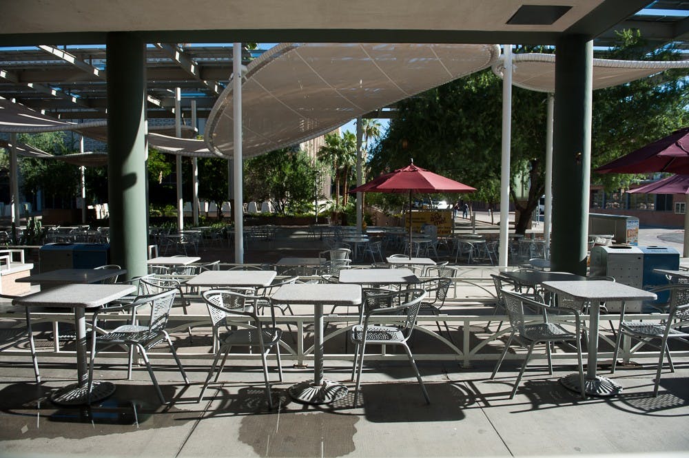 Campus life patio Memorial Union - The Arizona State Press