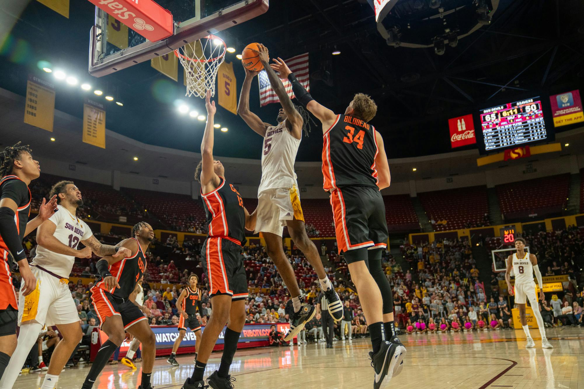 Sun Devil basketball defeats Oregon State after an electric second half ...