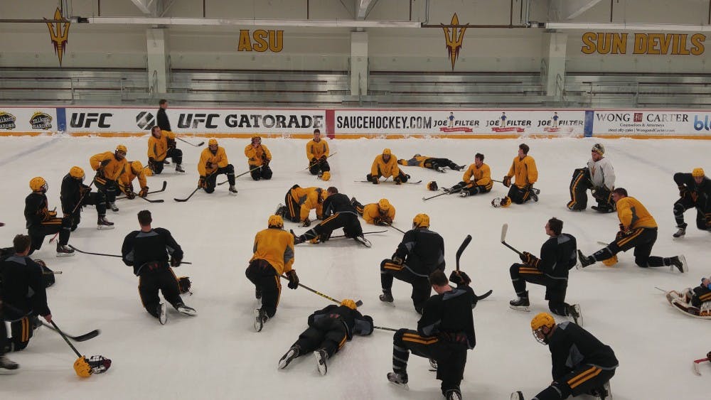 ASU hockey emphasizes conditioning, tenacity during off-week practice ...