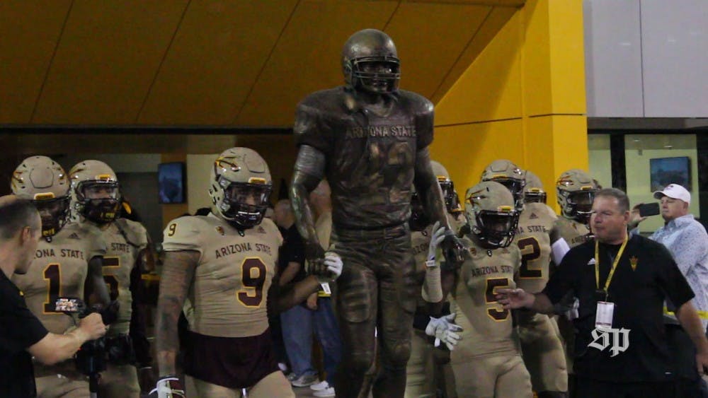 Video: ASU football honors veterans in Salute to Service night - The ...