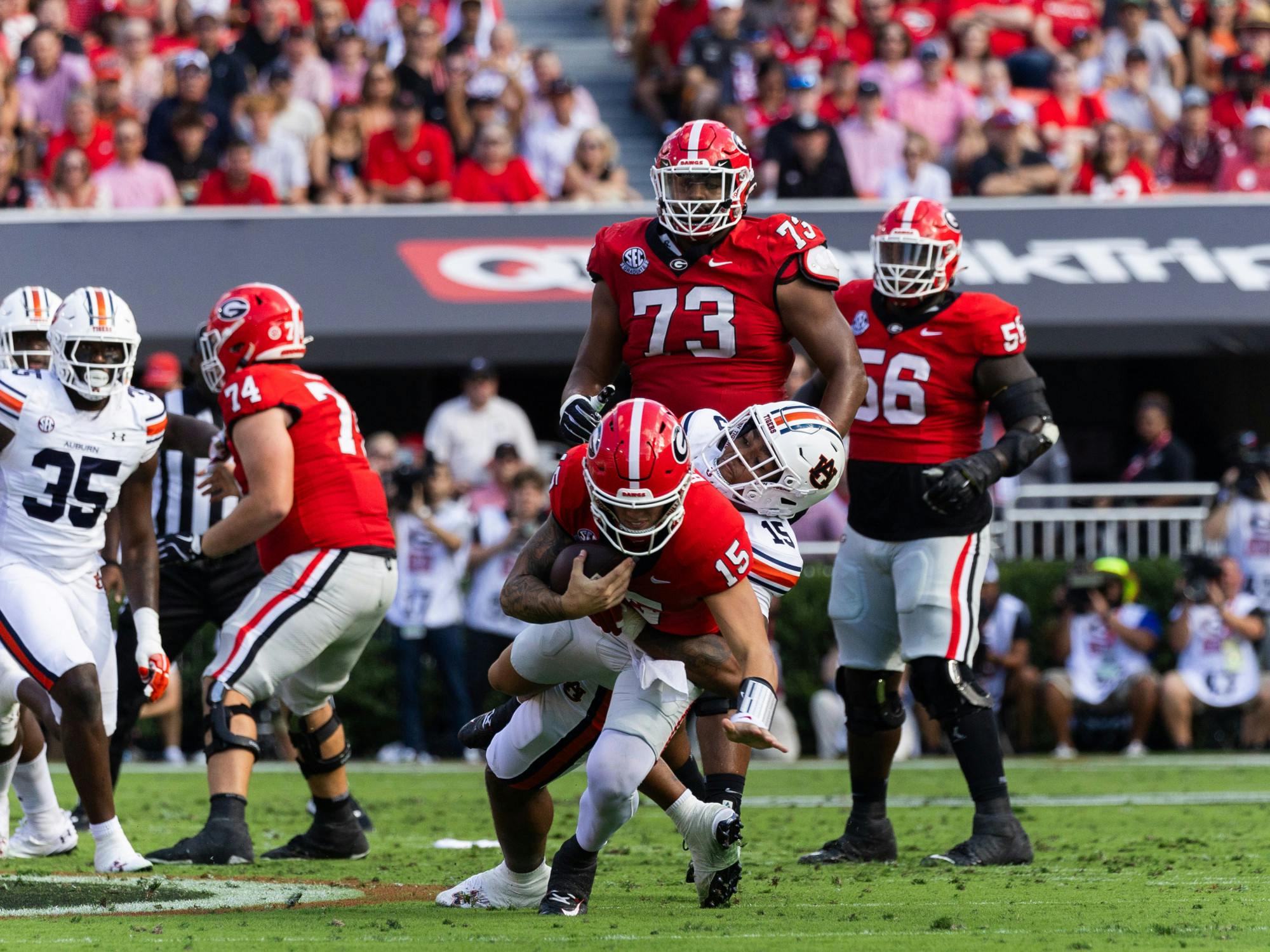 Self inflicted wounds strike Auburn again in loss to No. 5 Georgia The Auburn Plainsman
