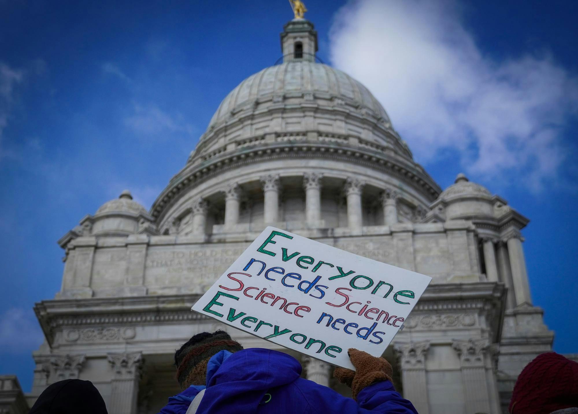 Hundreds rally in Providence against recent federal threats to research ...