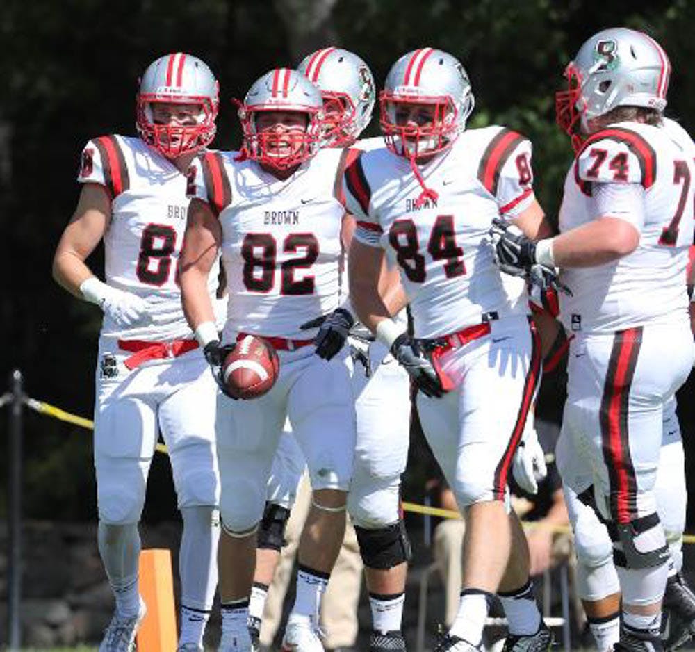 Moreno ’17 leads football to comeback win at Bryant - The Brown Daily ...