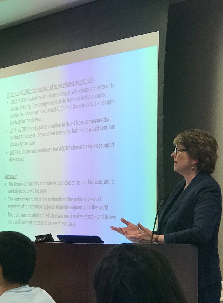 Paxson answers UCS questions on divestment, admissions - The Brown ...