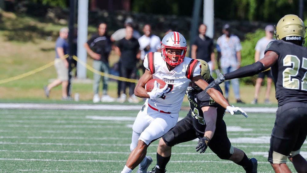 Football wins season opener in Head Coach Perry’s debut - The Brown ...