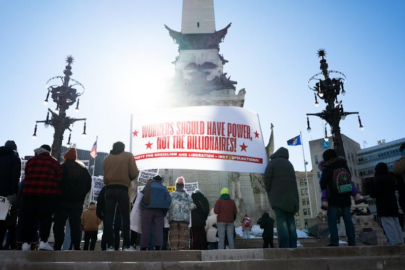 Indianapolis Party for Socialism and Liberation holds rally on Monument ...