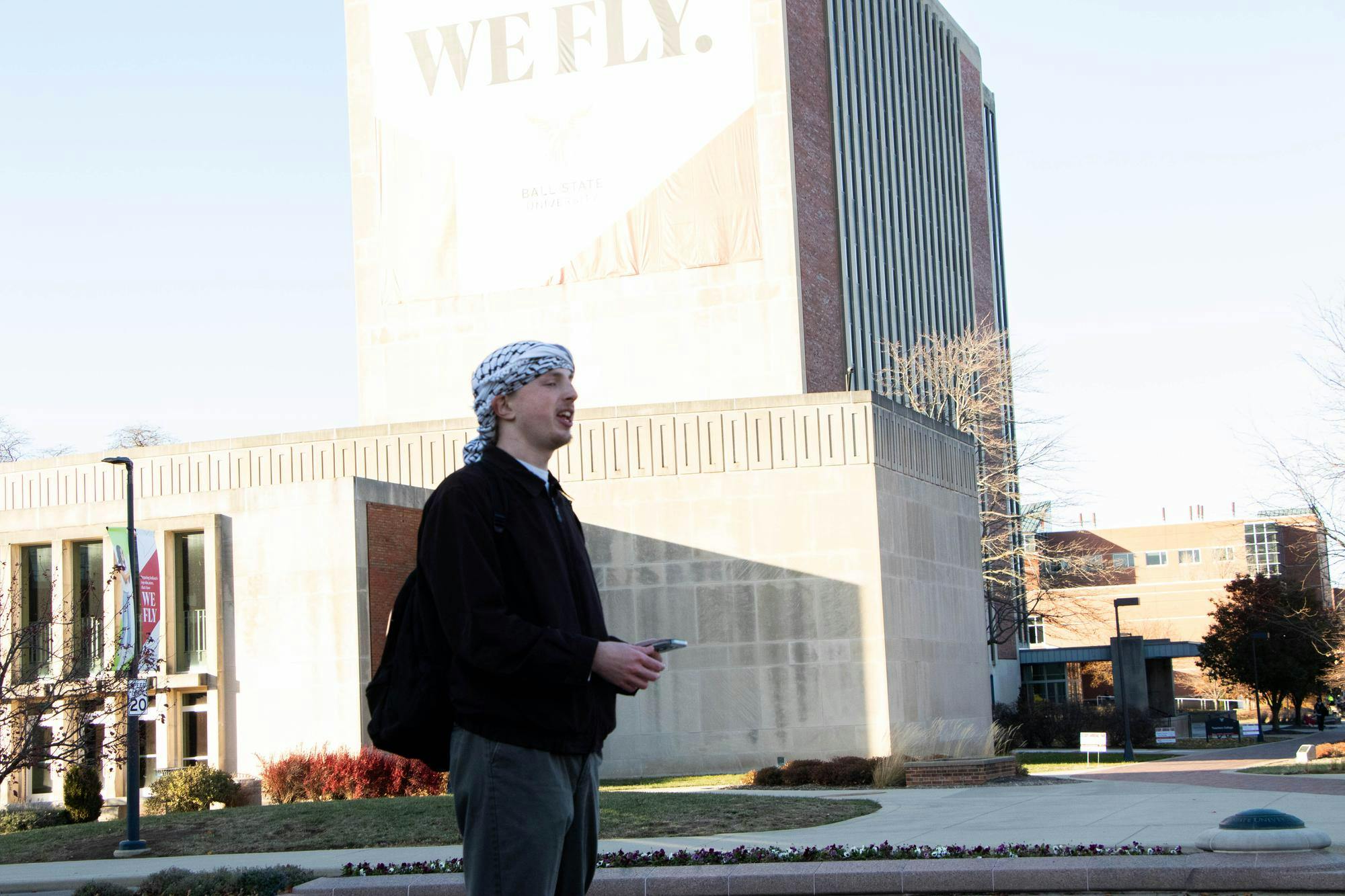 Students target President Mearns during hunger strike rally - Ball ...