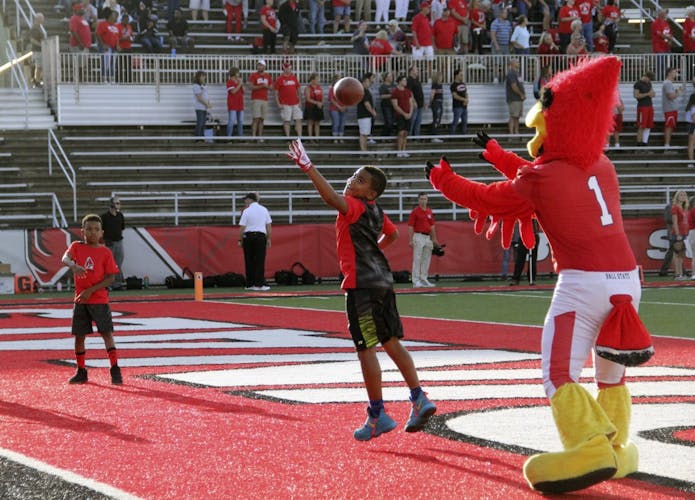 Ball State University Cardinals vs Central Connecticut State Blue ...