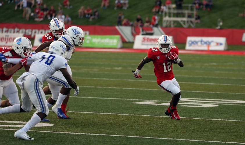 Ball State University Cardinals vs Central Connecticut State Blue ...