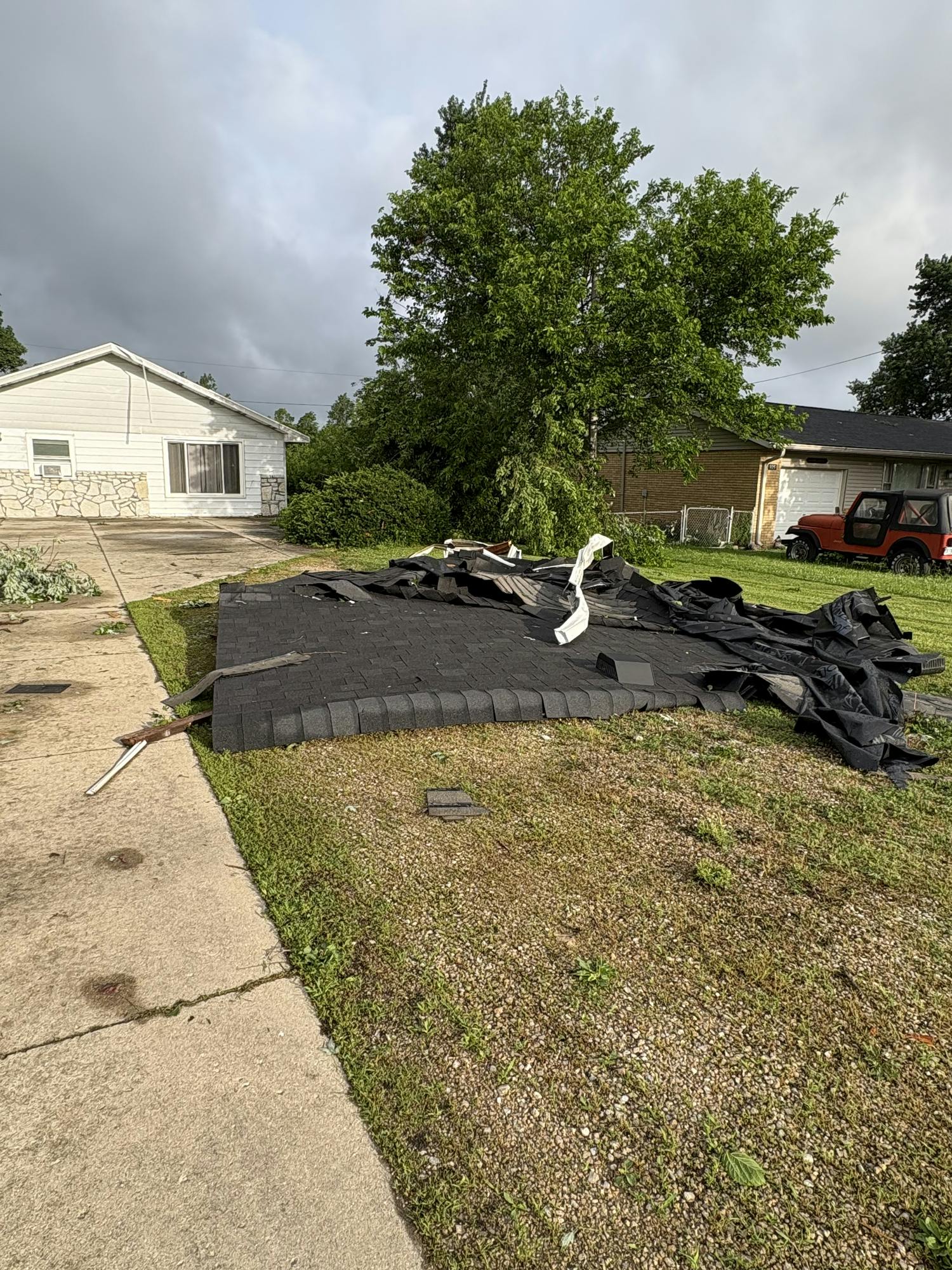 Possible tornado leaves damage path across Muncie and Delaware County ...