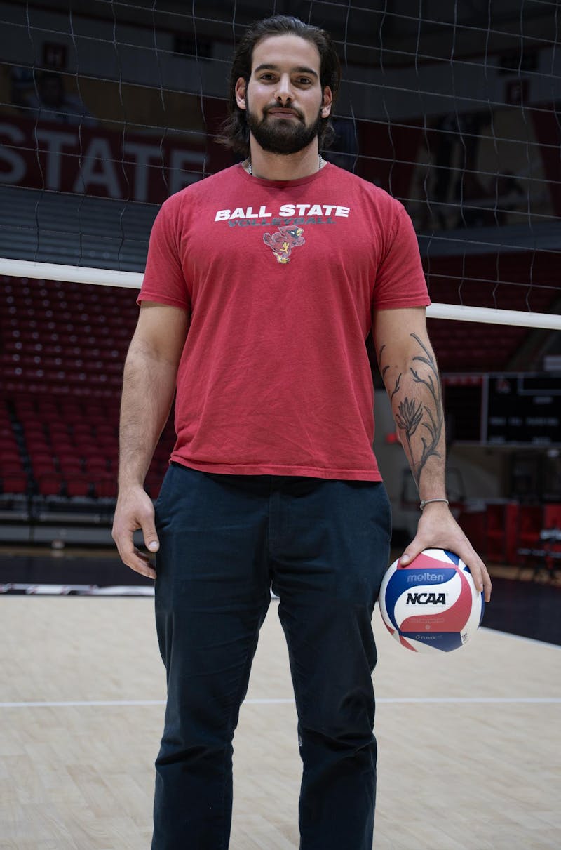 Ball State Men’s Volleyball senior Eyal Rawitz has worked through three ...