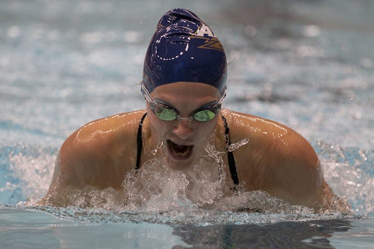Ball State Woman's Swimming and Diving team faced Akron this weekend ...