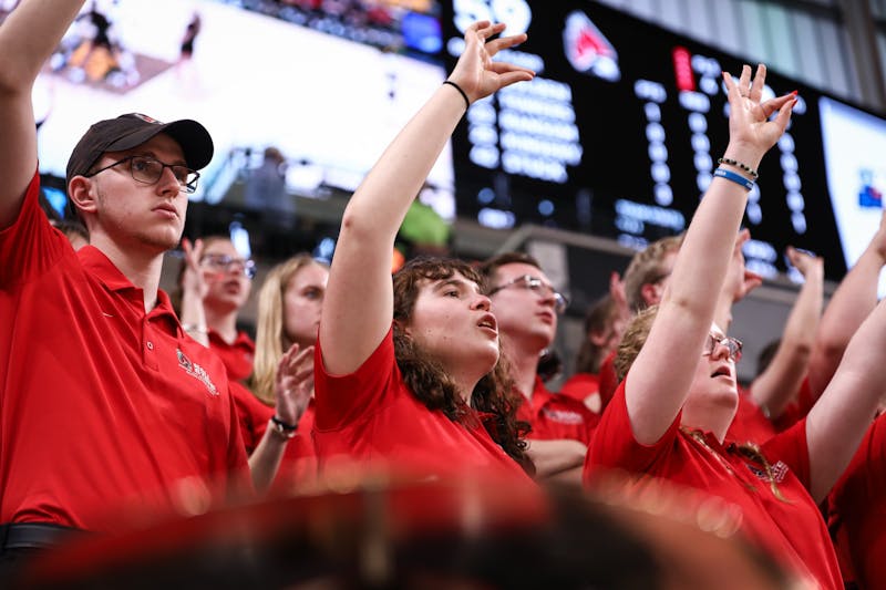 The Ball State pep band, cheer team and Code Red travel to the NCAA ...
