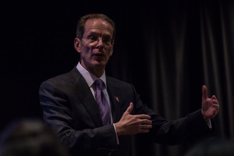 Mearn speaks at Strategic Planning meeting - Ball State Daily