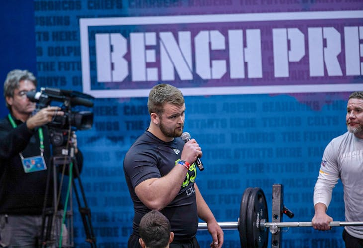 Danny Pinter benches 24 reps at NFL Scouting Combine - Ball State Daily
