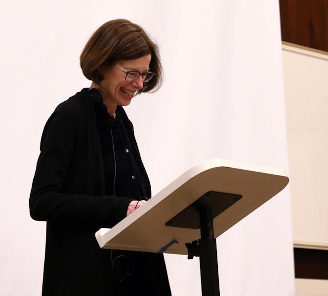 Susan Faludi inspires others as Ball State's Women’s Week keynote ...