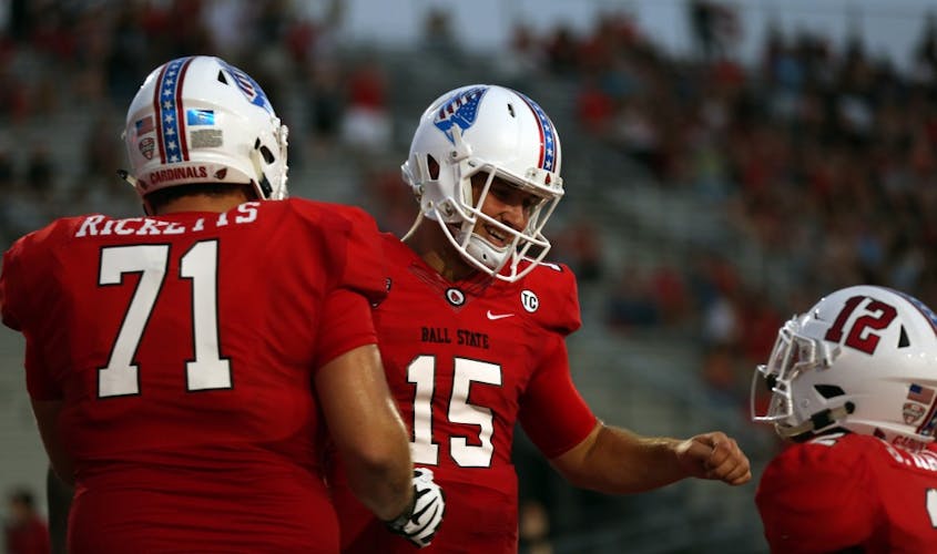 Ball State University Cardinals vs Central Connecticut State Blue ...