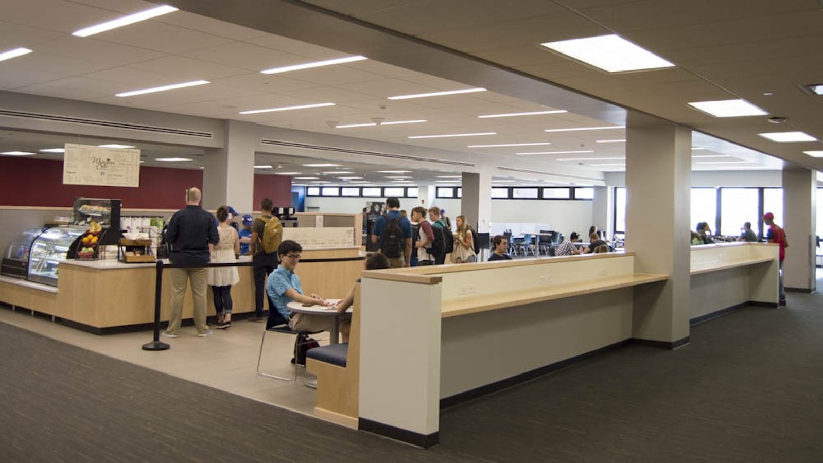 Students explore renovated Capen library - The Spectrum