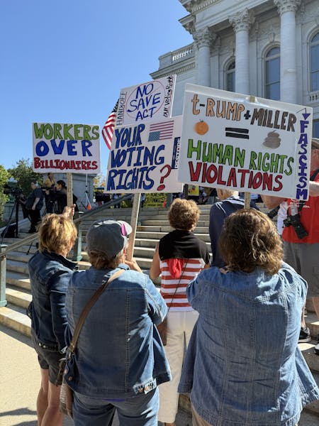 Labor Day rally at Capitol targets billionaire power in politics - The ...