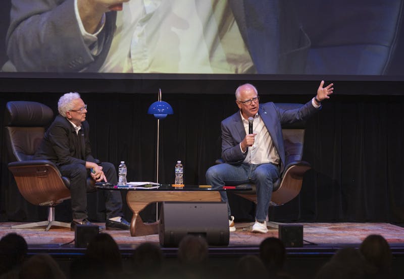 Tim Walz discusses gun violence, Democratic Party at Cap Times Idea ...