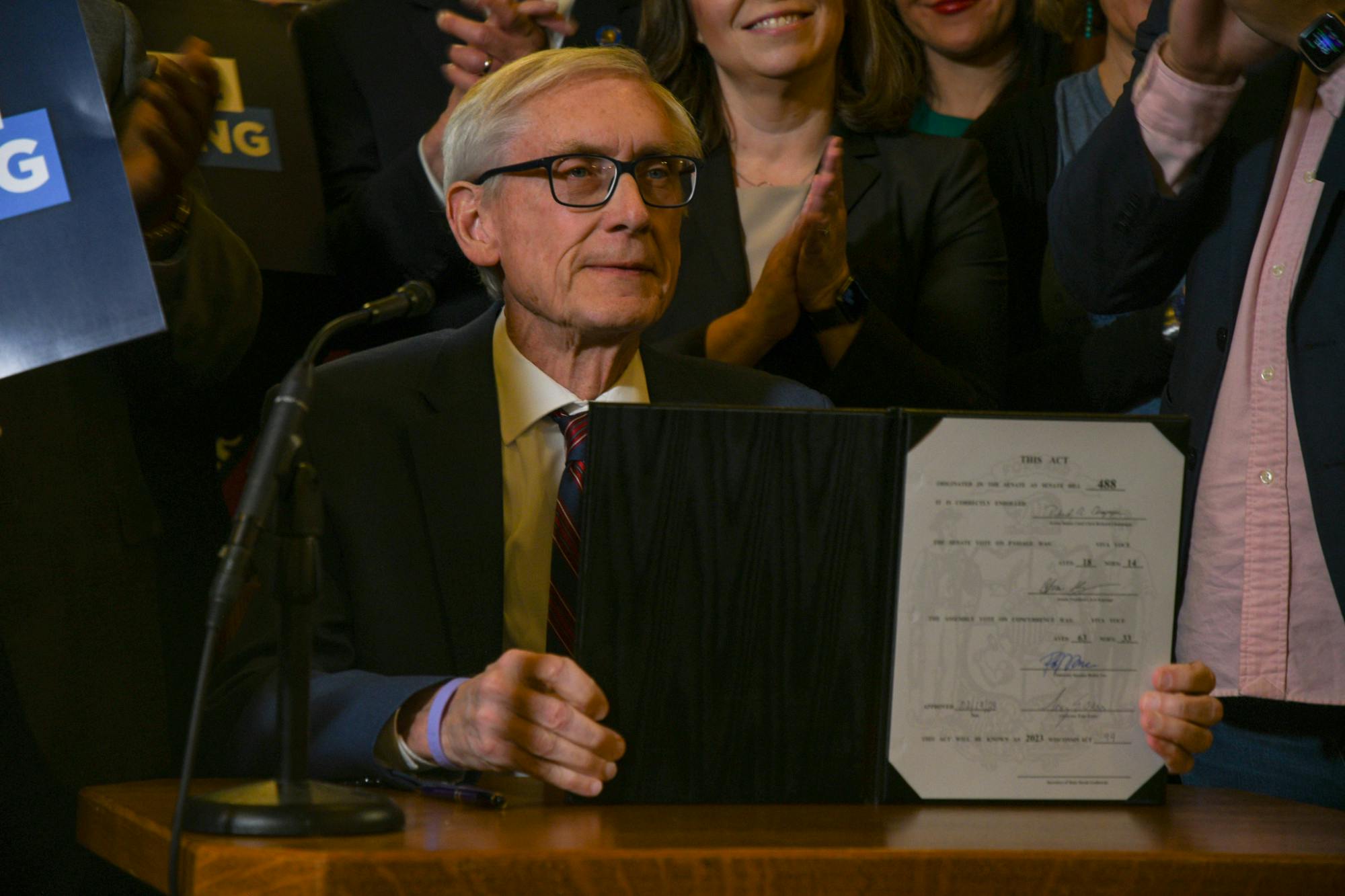 Tony Evers Signs New Maps 8 - The Daily Cardinal