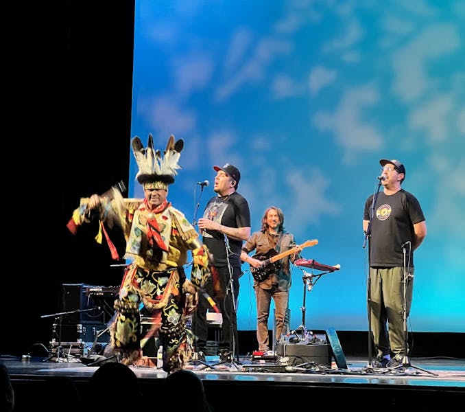 Native American band Bizhiki performs at UW Native November keynote ...