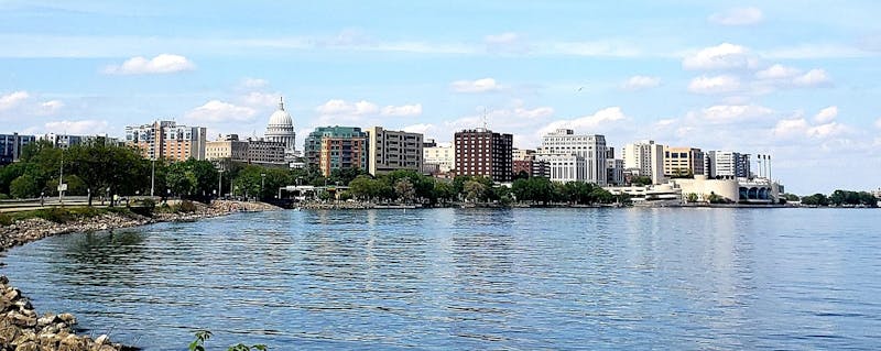 Madison Skyline From John Nolen Drive - The Daily Cardinal