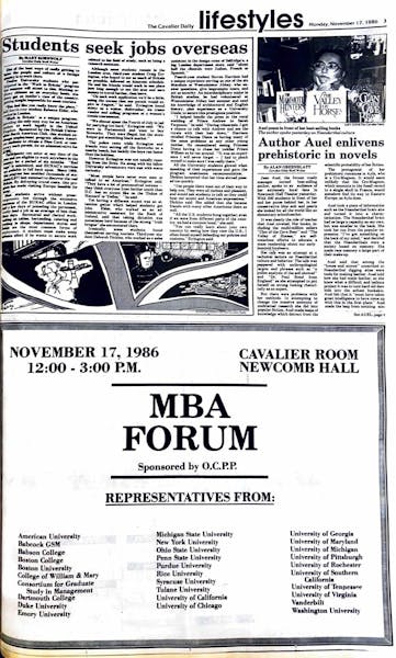 1980s page.JPG - The Cavalier Daily - University of Virginia's Student ...