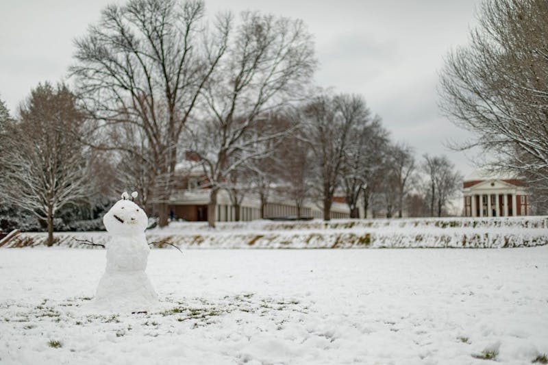 Students return to snow-covered Grounds as the Spring 2025 semester ...