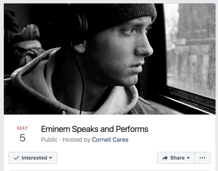 Fake Eminem Event Page Has Roots in New Jersey - The Cornell Daily Sun