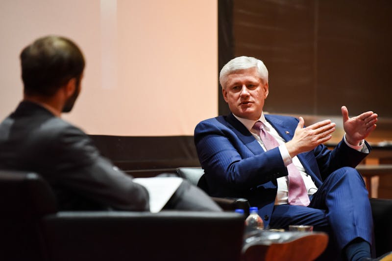 Former Canadian Prime Minister Stephen Harper Talks U.S. Presidents ...