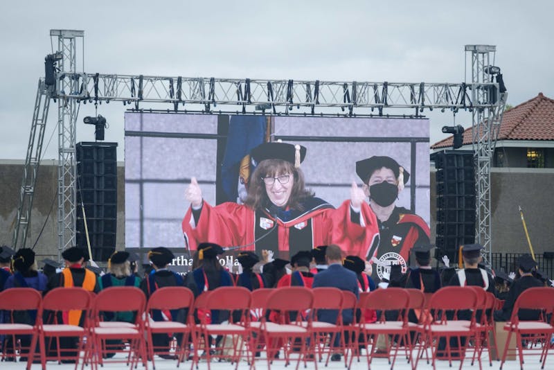 At In-Person Ceremonies, President Pollack Urges Graduates to Face the ...