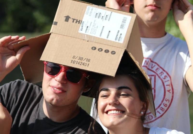 Students Revitalize ‘Box Day’ Tradition, Join to Build Libe Slope Fort ...