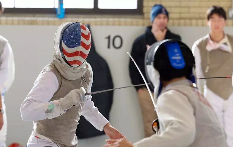 Penn men's fencing's Bryce Louie captures silver at 2024 Tunis Foil ...