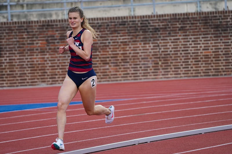 Penn distance runner Laura Baeyens isn't letting injuries slow her down ...