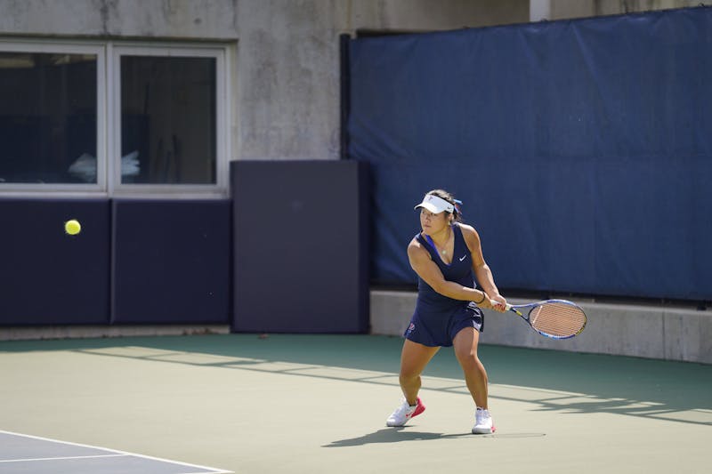 Eileen Wang of Penn women's tennis has mastered the individual and team ...