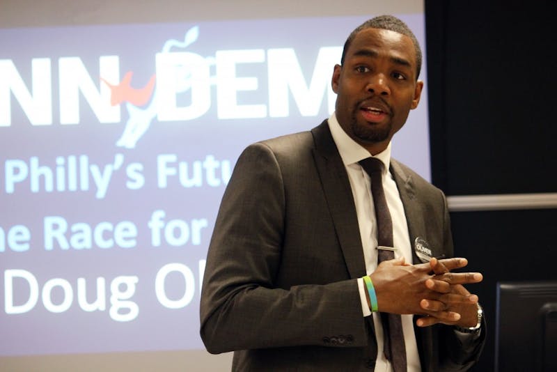 Phila. Mayoral candidate Doug Oliver speaks at Penn | The Daily ...