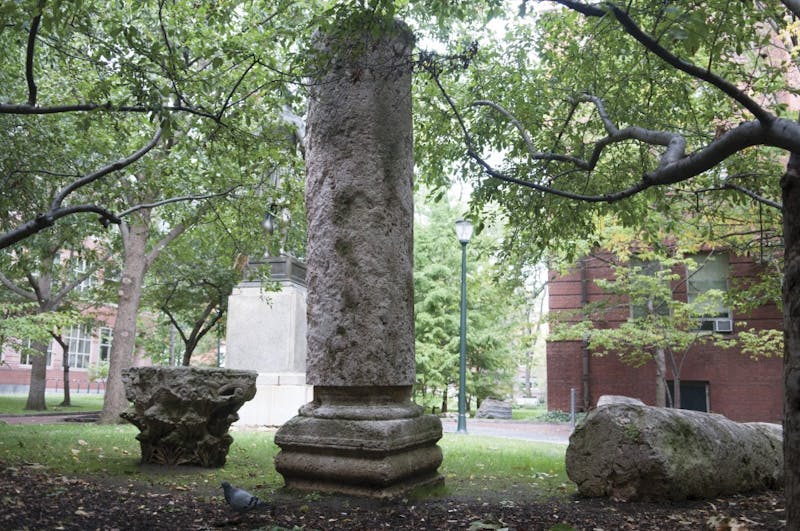 Why 2,000-year-old Roman columns have been sitting in the Engineering ...