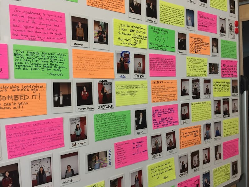 'Wall of Rejection' project encourages students to learn from their ...