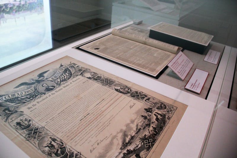 Emancipation Proclamation on display in Van Pelt | The Daily Pennsylvanian