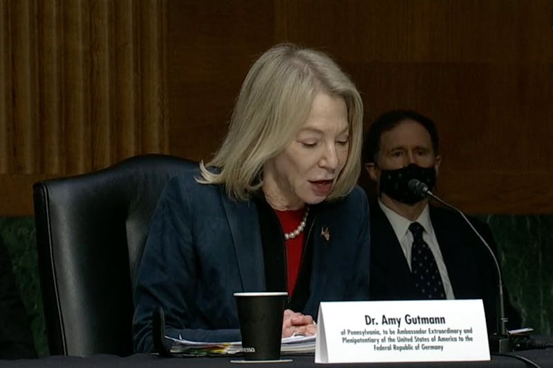 Amy Gutmann praised, but questioned about Penn’s ties to China at ...