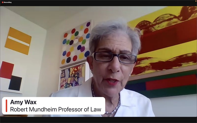 Amy Wax defends accusations of inflammatory remarks to audience of ...