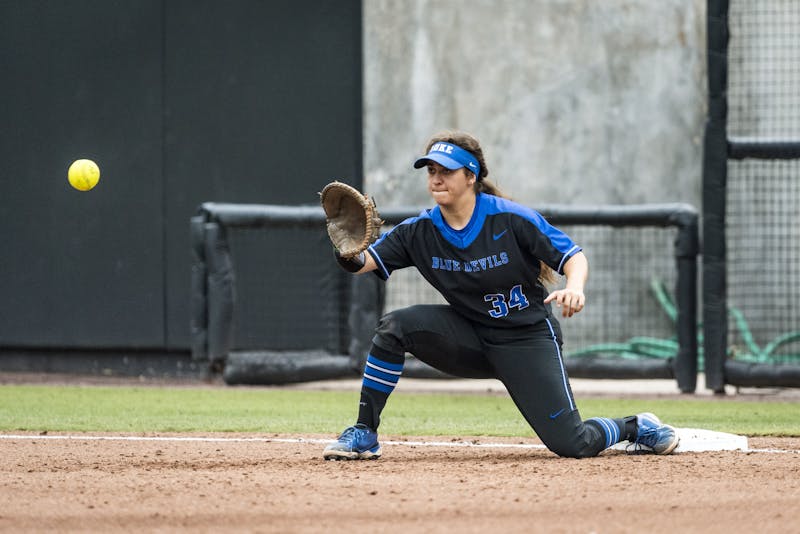 Softball Players Pitching