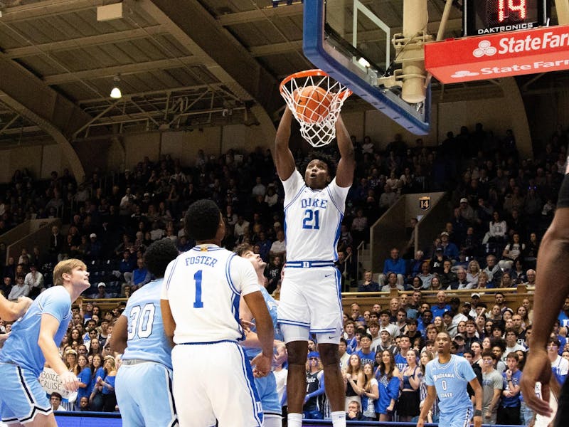 No. 4 Duke men's basketball defeats Indiana State 100-62, Cameron ...