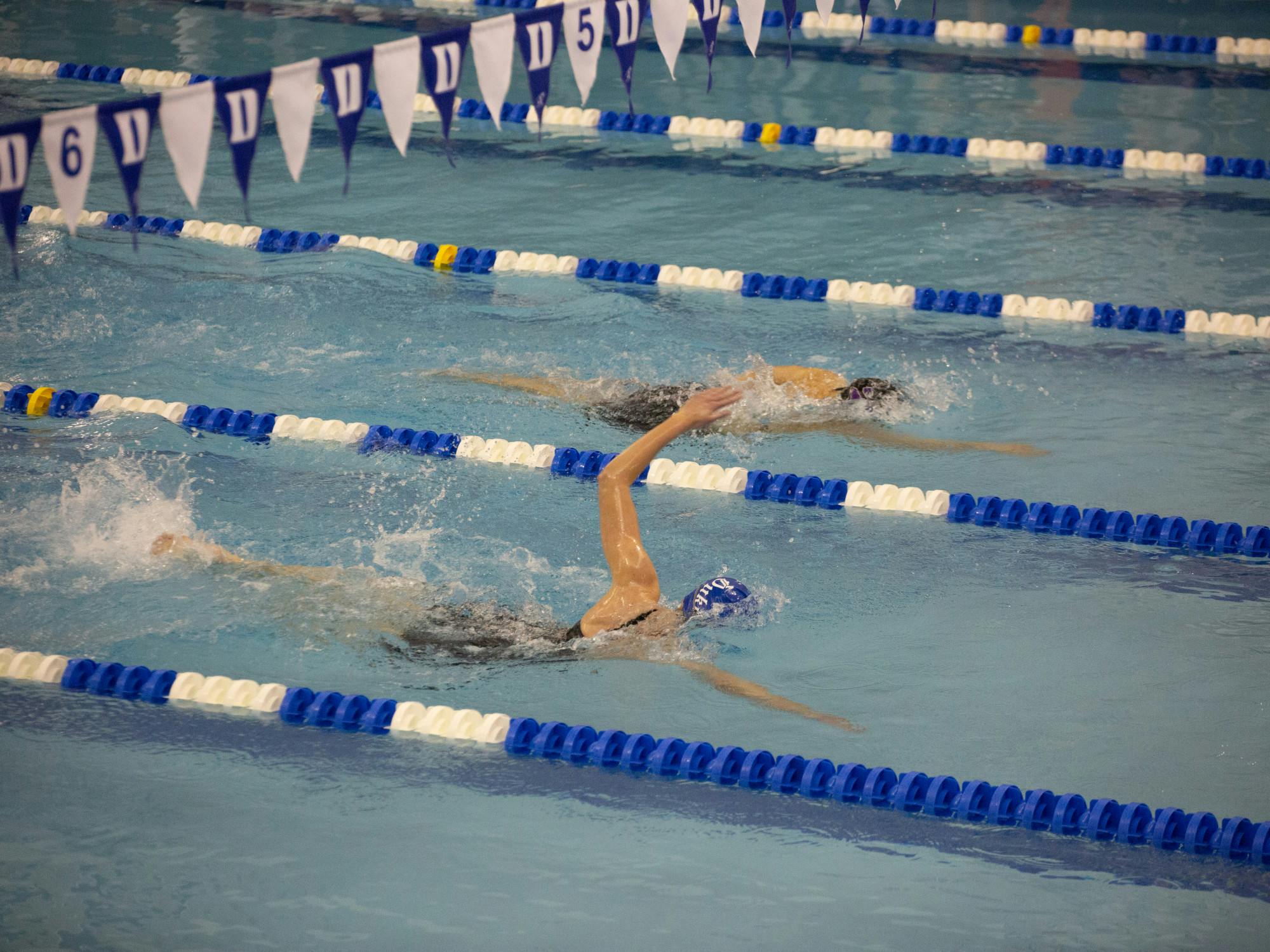 Duke swim and dive collects pool records at home despite loss to ranked ...