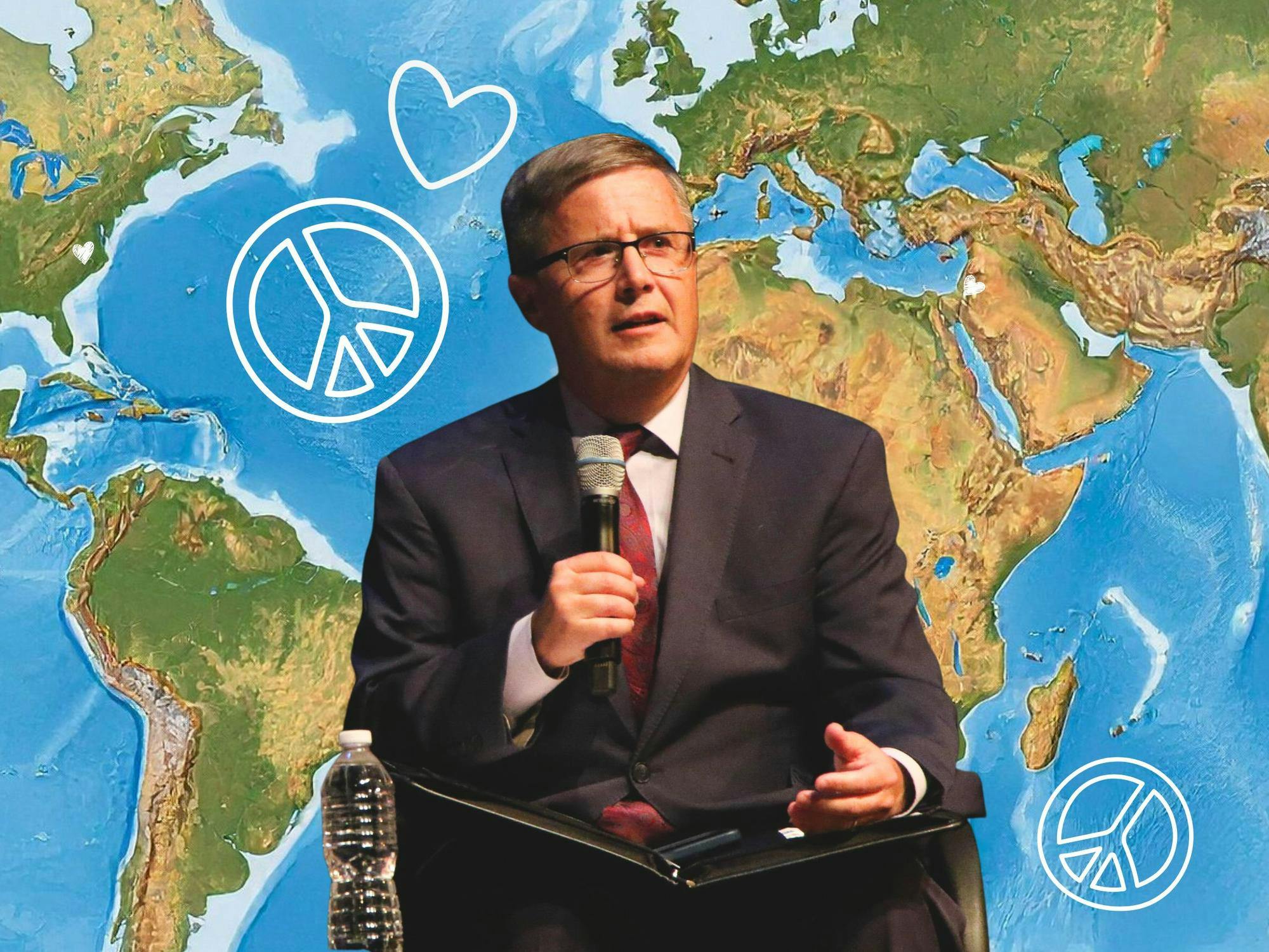 Peter Feaver negotiates 3-state solution within hour-long AGS talk ...