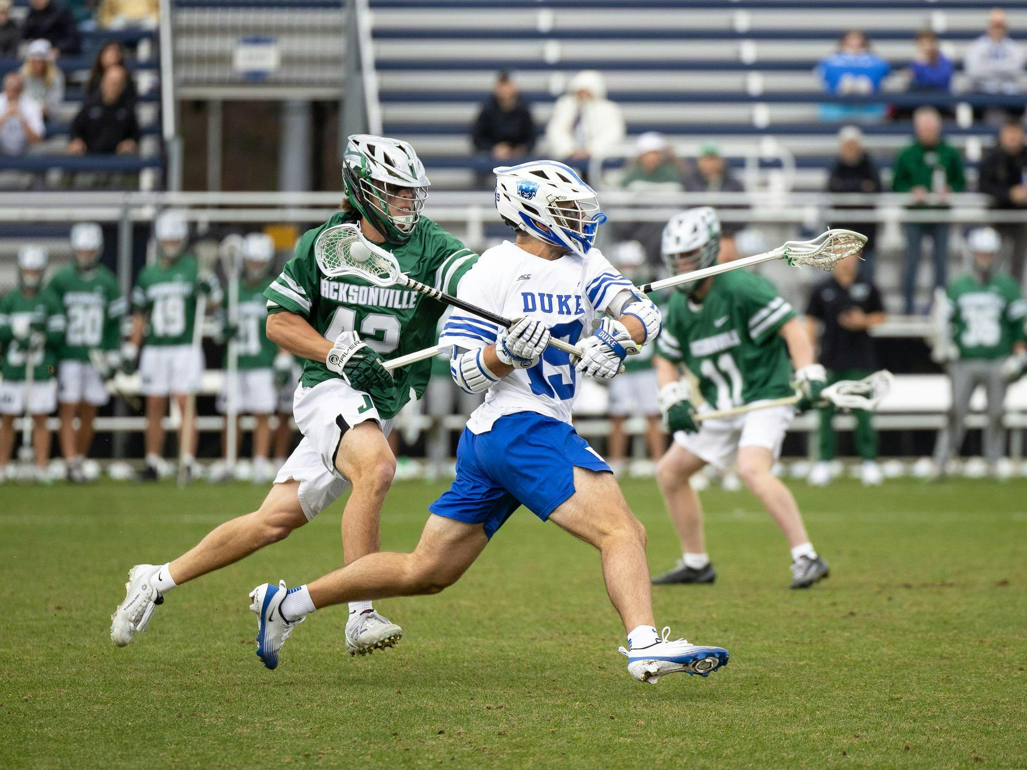 No. 8 Duke men's lacrosse posts dominant second half in 12-6 victory ...