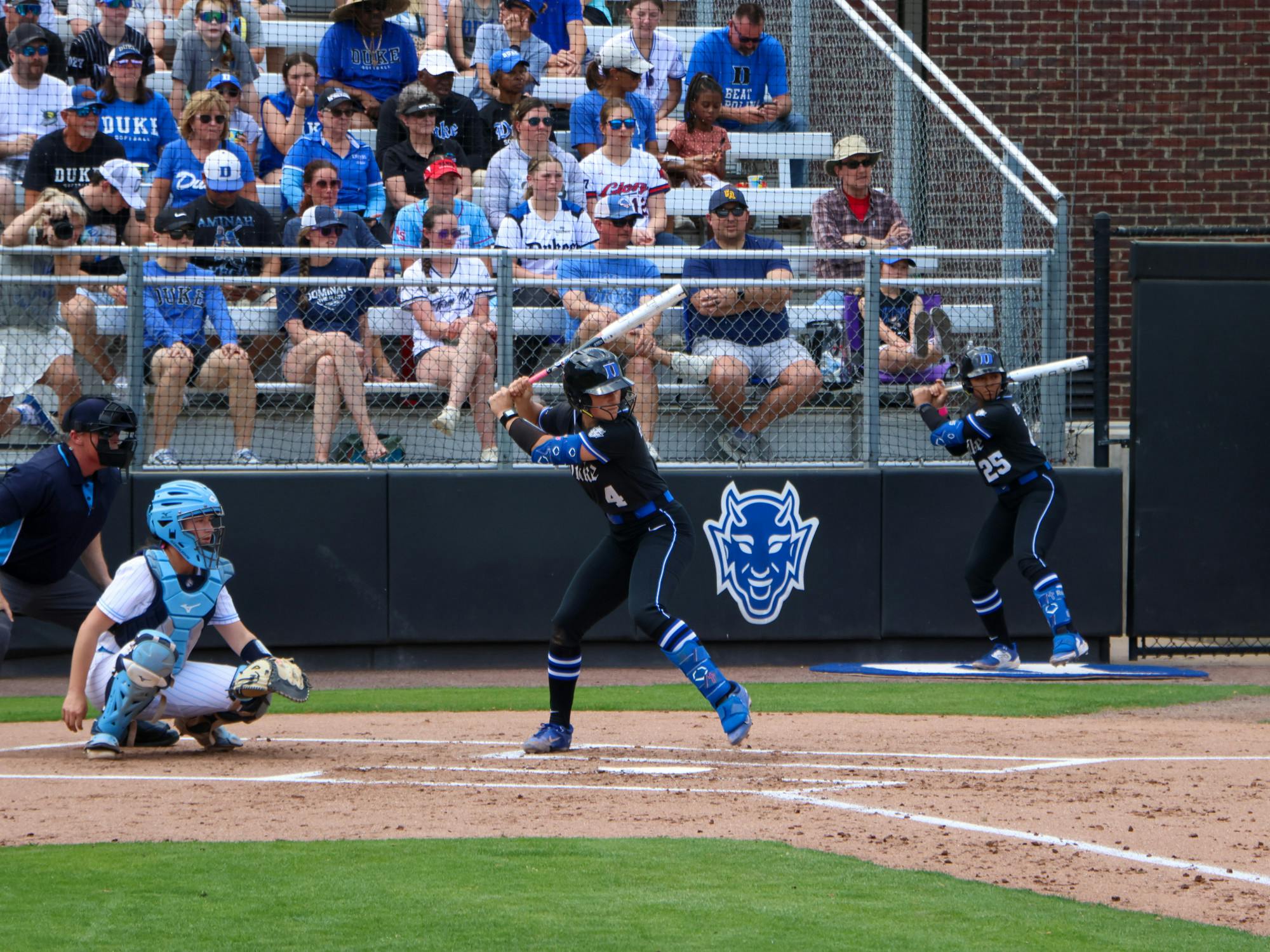 Duke softball storms past Campbell 9-1 behind Ana Gold's 50th career ...