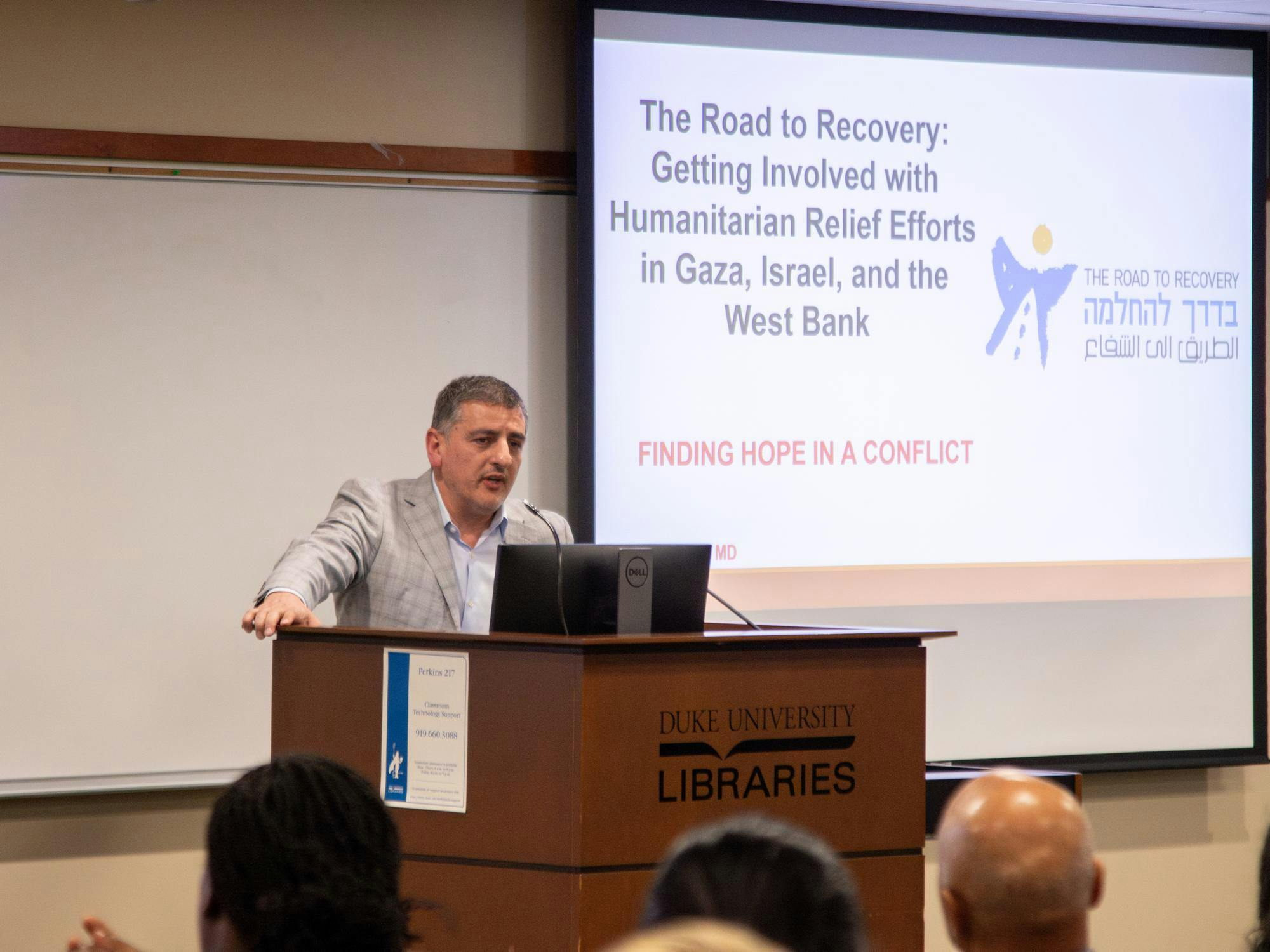 Duke neurosurgeon David Hasan talks experience volunteering in Gaza at ...