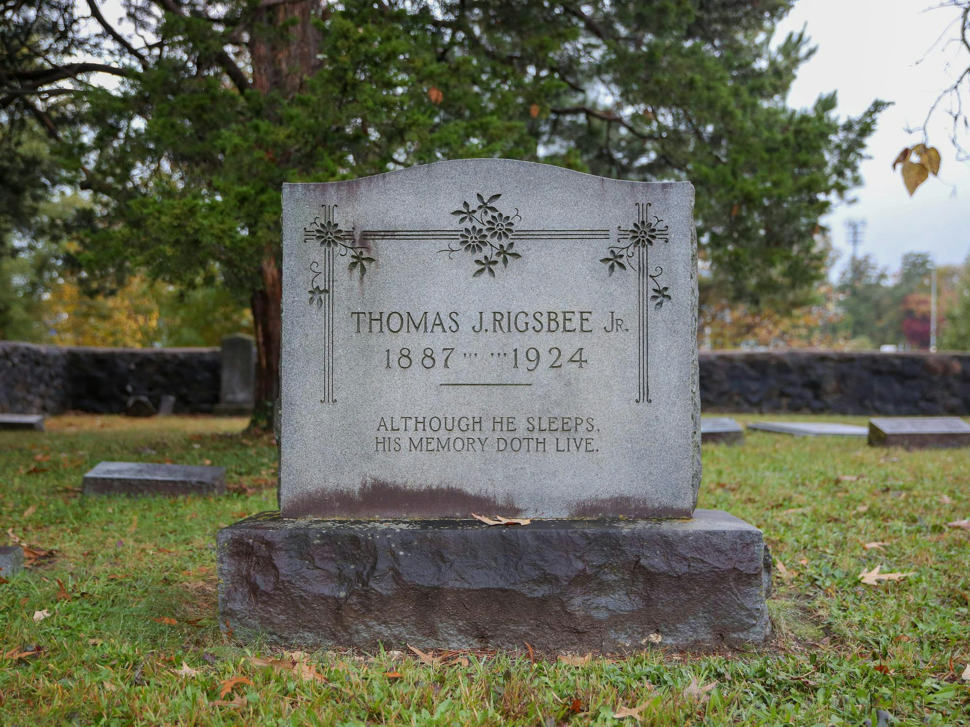 A graveyard on campus: The hidden legacy of the Rigsbee family resting ...